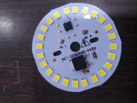 12mm Aluminium Led Bulb Pcb Single Layer At ₹ 5piece In New Delhi