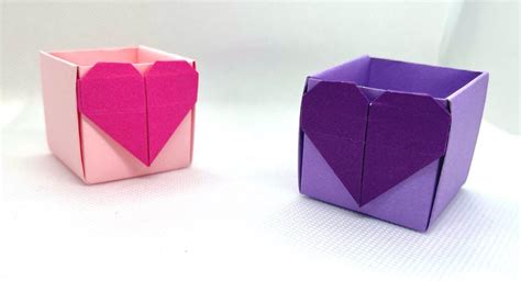 Origami Heart Box R Papercraft