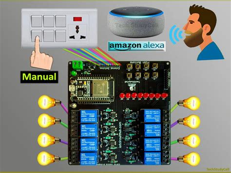 Esp32 Smart Home System With Alexa App And Manual Switches