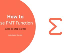 Pmt Formula By Hand Archives Excel Superstar