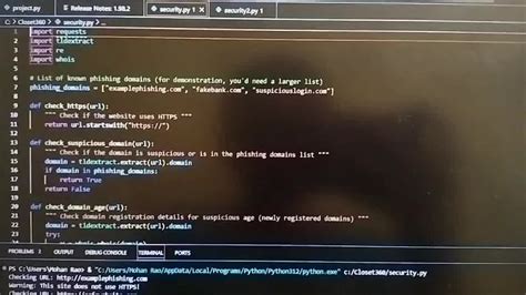 Cybersecurity Machinelearning Phishingdetection Python Datascience Gade Anusha