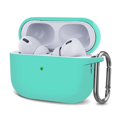 Airpods Pro 2 Silikonetui Med Spenne Mintgrønn Cdon