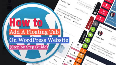 How To Add A Responsive Floating Tab On Wordpress Website Step By