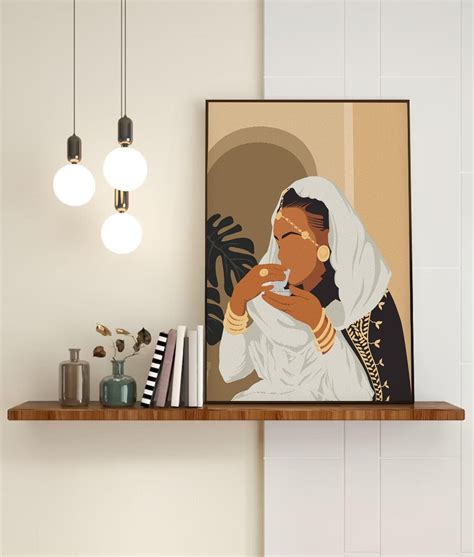 Eritrean Woman Black Artafrican Art Digital Art Eritrean Etsy