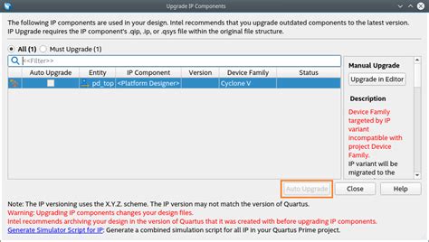 4 3 3 Upgrading Ip Cores