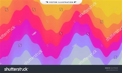 Glitched Gradient Structure Abstract Waveform Background Stock Vector Royalty Free 1623796828