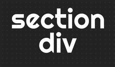 关于html5中的section标签与div标签的区别(内有实例) H5教程 Php中文网 关于html5中的section标签与div标签的区别(内有实例) H5教程 Php中文网