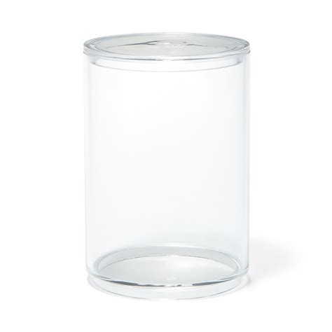 Acrylic Cylindrical Case With Lid Muji Philippines