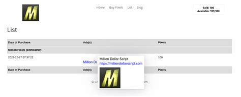 some screenshots million dollar script