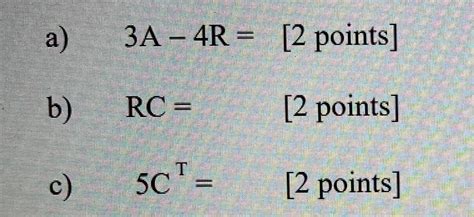 Solved Short Answers In Each Part Evaluate The Expression