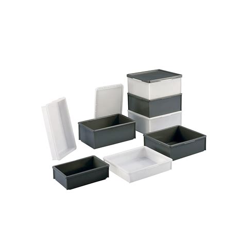 Stacking Container Made Of Polyethylene Without Reinforcement Ribs Capacity 10 L Kaiserkraft