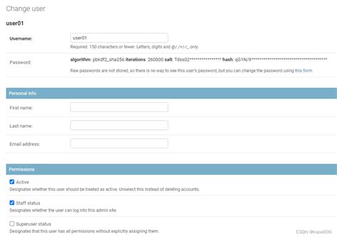 Python入门自学进阶 Web框架——29、djangoadmin项目应用 整表只读、自定义用户认证designates Whether This User Should Be