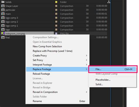 How To Relink Missing Files In After Effects