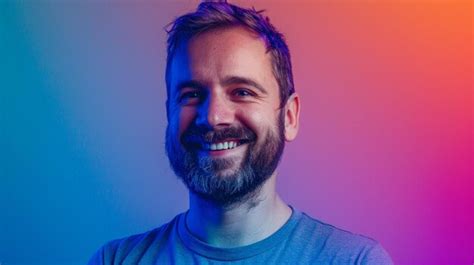 Headshot Of A Smiling Ethical Hacker Premium Ai Generated Image