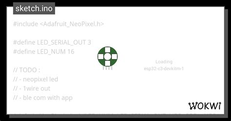 Hexalight BLE Wokwi ESP32 STM32 Arduino Simulator