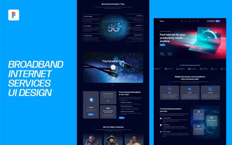 Broadband Internet Services Ui Design Templatemonster