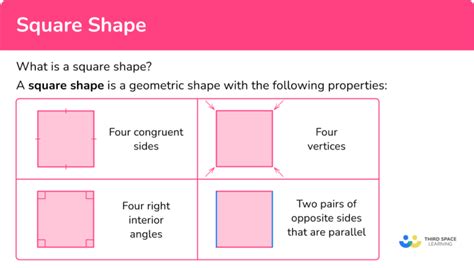 Square Shape Properties Steps Examples And Questions
