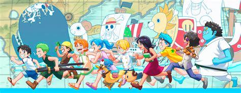 Um Gzu Brook One Piece Franky One Piece Going Merry Jinbe One Piece Karoo One Piece