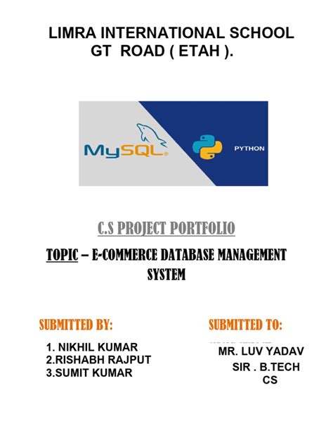 Project File Computer Science Nk Pdf My Sql Computing