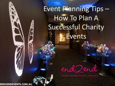 PPT How To Plan A Successful Charity Events PowerPoint Presentation