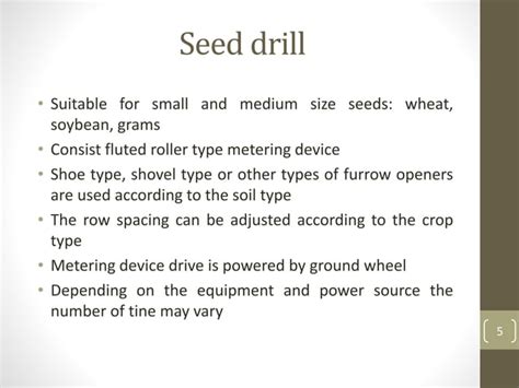 Seeding And Planting Implements PPTX