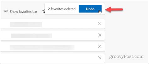 How To Recover Deleted Bookmarks On Microsoft Edge