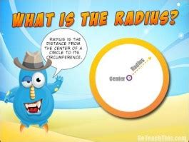 What Is The Radius Of A Circle A Free Printable Poster For Revision