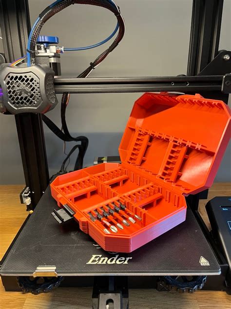 Impact Drill Bit Case Holder Adafruit 3dthursday 3dprinting « Adafruit Industries Makers