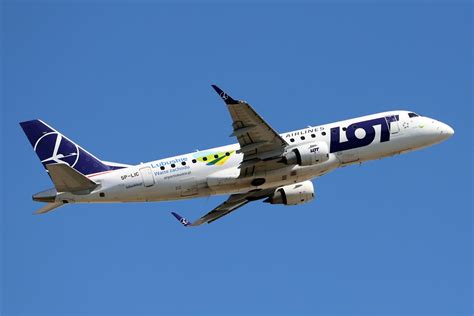 Lot Polish Airlines Sp Lic Erj 175std Sp Lic Erj 175 Flickr