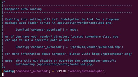 Install A Library Using Composer In Codeigniter V3113