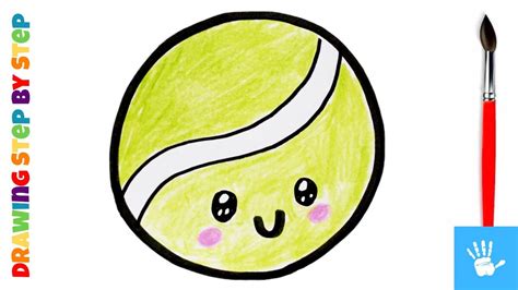Tennis Ball Drawing Cute