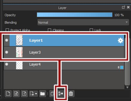 How To Merge Layers In Medibang Clgtart