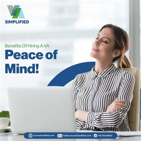 Va Simplified On Linkedin Vasimplified Va Virtualassistant Peaceofmind Benefitsofva