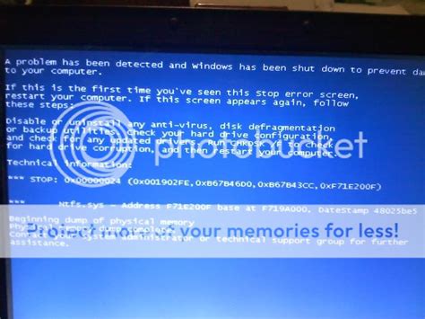 Kernel Stack Inpage Error Windows Xp Home And Professional