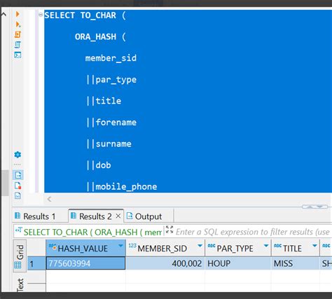 Discrepancy In Hash Values Generated At Db Level And At Mapping Level In Iics