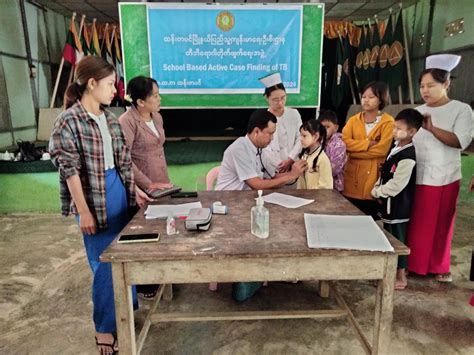 ထန်းတပင်မြို့နယ်၌ စာသင်ကျောင်းအခြေပြု တီဘီရောဂါရှာဖွေရေးလုပ်ငန်း ကွင်းဆင်းဆောင်ရွက