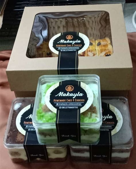 Stiker Segel Box Makanan Gratis Desain And Moq Rendah