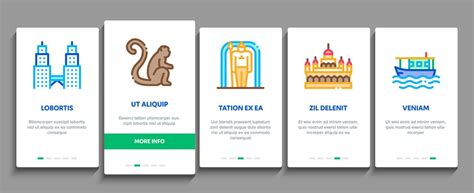 Malaysia National Onboarding Elements Icons Set Vector 17350384 Vector Art At Vecteezy