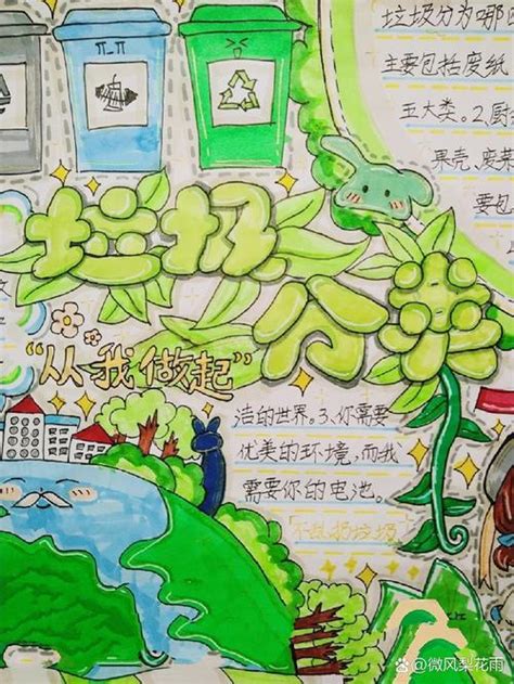 垃圾分类手抄报一等奖全校第一名（汇总13张） 手抄报图片大全