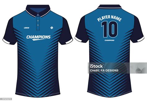 스포츠 폴로 칼라 티셔츠 저지 디자인 벡터 템플릿 축구 축구 테니스 및 배드민턴 유니폼앞과 뒷면보기크리켓 저지 컨셉 폴로 셔츠에