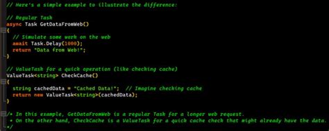 Valuetask Asyncprogramming Csharp Dotnet Programming Performance