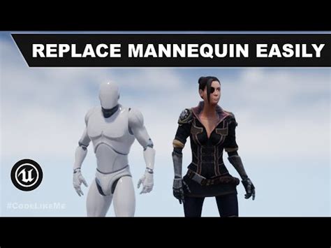 How To Replace Unreal Third Person Mannequin Character Game Concept