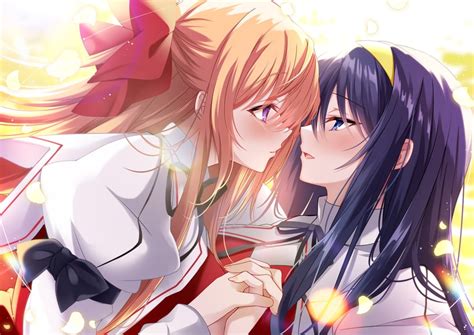Himemiya Chikane And Kurusugawa Himeko Kannazuki No Miko Drawn By