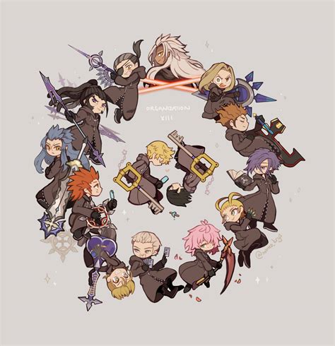 Roxas Xion Axel Larxene Saix And 9 More Kingdom Hearts And 1 More