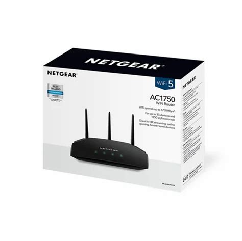Wireless Or Wi Fi Black Netgear Ac1750 Wifi Router R6350 For Home Automation 1750 Mbps At Rs
