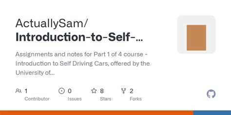 github actuallysam introduction to self driving cars coursera assignments and notes for part