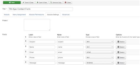 Joomla 3x How To Manage Tm Ajax Contact Form Module Template