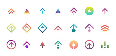 Swipe Up Story Button Icon Set Application And Social Network Scroll