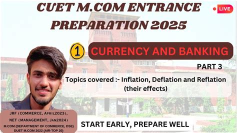 Currency And Banking Part 3 Cuet Entrance Preparation 2025
