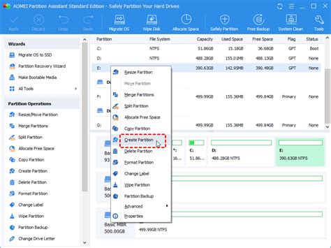 Create Partition In Windows 7 Without Formatting By Aomei Partition
